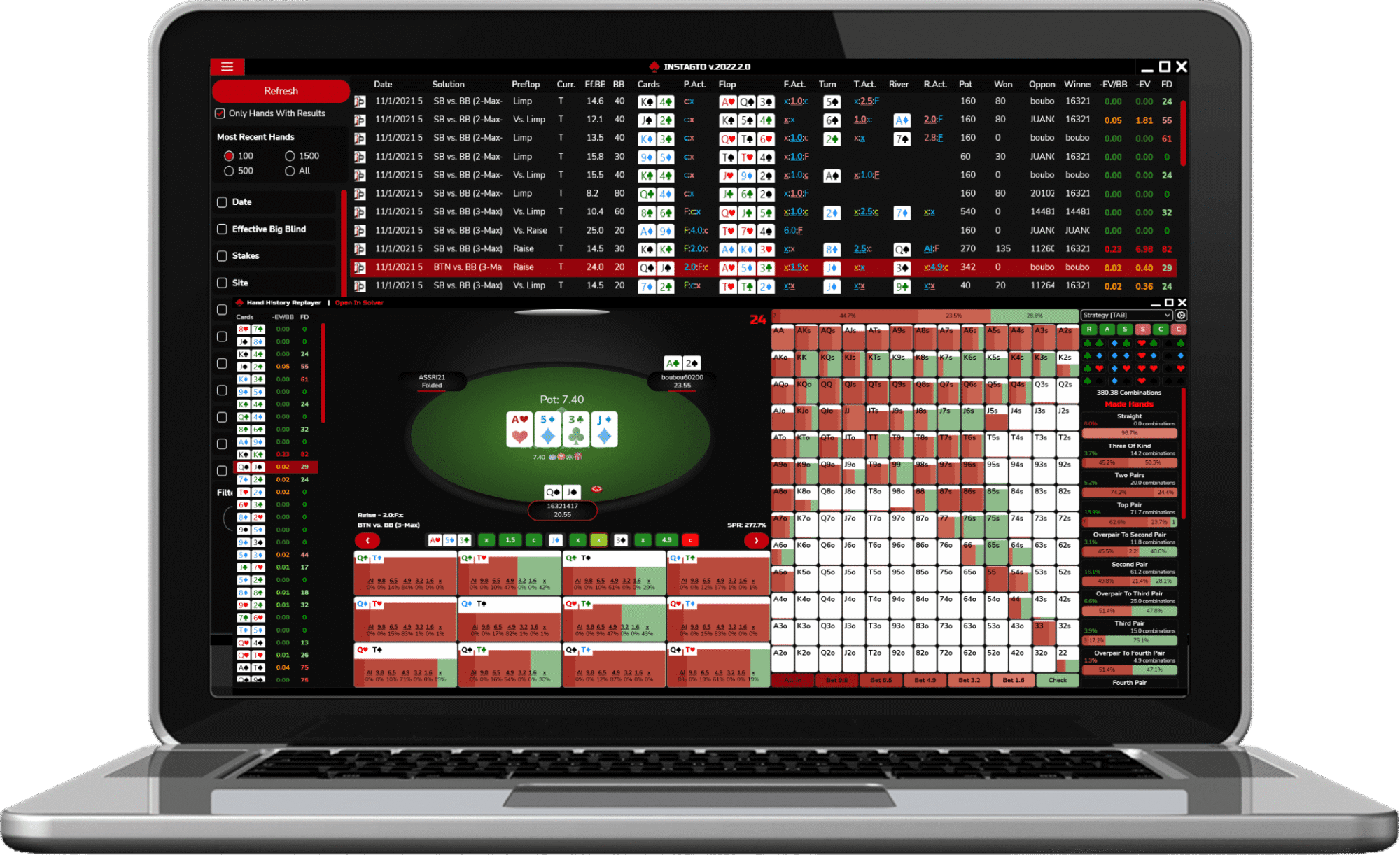 GTO Poker - Solver. Trainer. Analyzer | InstaGTO